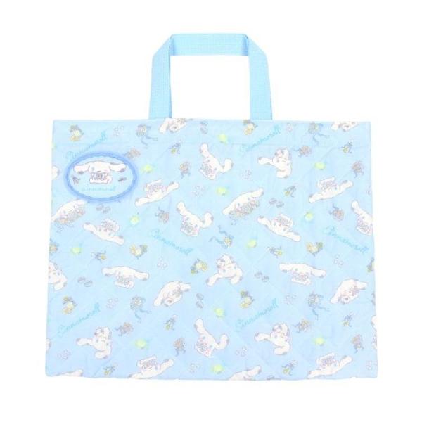 入園入学のご準備に！キルティング加工のレッスンバッグです。お名前が書けるワッペン付きです。