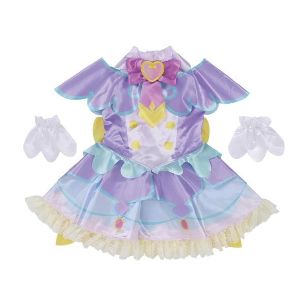 『名探偵プリキュア！』より、「変身プリチューム キュアアンサー」が登場！キュアアンサーになりきれる衣装です。対象サイズ：・身長約95〜115cm・胴囲約45〜53cm☆別売りの「変身プリチューム キュアアンサー アクセサリーセット」と一緒に...