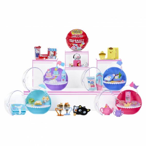 #202608062901 海外で人気の『Mini Verse（ミニバース）』からサンリオキャラクターズシリーズ4が登場！付属のレジンを使って、サンリオの人気キャラクターのデザートやお弁当などを作ってみよう！作れるグッズは全部で8種類！何が...