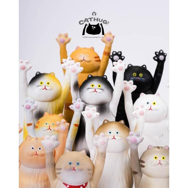 ＜CAT HUG＞のブラインドボックスシリーズが登場！「CAT HUG」シリーズは、愛嬌のあるポーズをする猫のデザインが特徴のシリーズです！見ていると癒されるシリーズですので、ぜひ全種類集めてインテリアを楽しんでください！全32種類！いずれ...