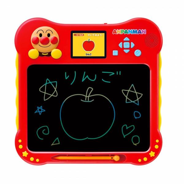 ● 見ながら描ける×書ける！大きなカラー液晶付きの新しいアンパンマンのお絵かき玩具です。 ● 液晶に表示されるイラスト、ひらがなや文字は9カテゴリー300枚以上！ ● アンパンマンとなかまたち30人のおしゃべりを楽しみながらイラストを描くこ...