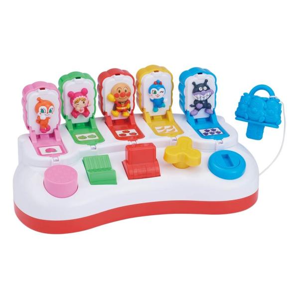 色々なスイッチで指先遊びが楽しめる商品です。【おす】【たおす】【さげる】【まわす】【さしてひねる】の動きの違う5つのスイッチは、「できた！」が増えてステップアップを実感します♪指先遊びの他にも、感触遊びや数字遊びを楽しめ、【すうじ】【かず】...
