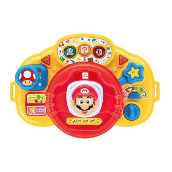 赤ちゃんの発育を促す指先遊びとしかけがいっぱいの、おでかけにぴったりなハンドル型のベビートイ。 指先遊びの詰まった、ハンドル型のベビートイです。