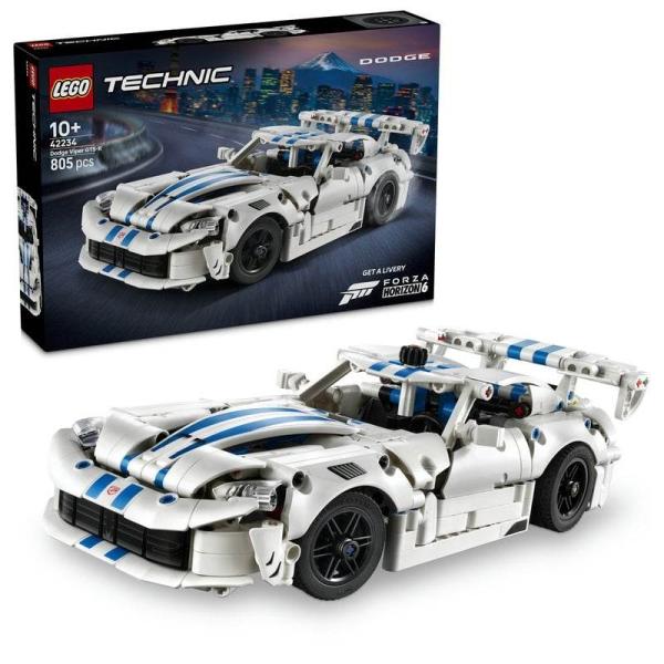 ・ レーシングカーのおもちゃ - レゴ(R)テクニック Dodge Viper GTS-R スポーツカー（42234）で憧れの車を自分のモノに・ リアルなギミックが満載 - ピストンが動くV型10気筒エンジン、注目を集めるスポイラー、ディフ...