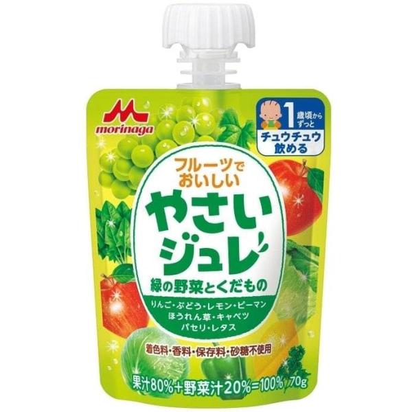 ,#00003200 88種類の野菜と果物を使用した1歳頃からのお子様向けゼリー飲料です。食べやすいジュレ状で、手に持って食べやすいストロー付きパウチ容器入り、お子さまの「自分で食べたい」を応援し外出時のおやつにもぴったり。＜アレルギー特定...