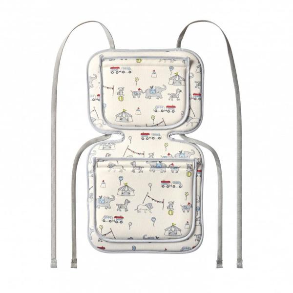 , 赤ちゃんは暑さ等の温度変化にうまく対応できません！夏場は、背中や後頭部付近に汗をびっしょりかいてムレたり汗疹ができたりします。本品は、ベビーカーとチャイルドシートに簡単に取り付けることができ、お出かけの時にも赤ちゃんを快適な状態に保ちます。