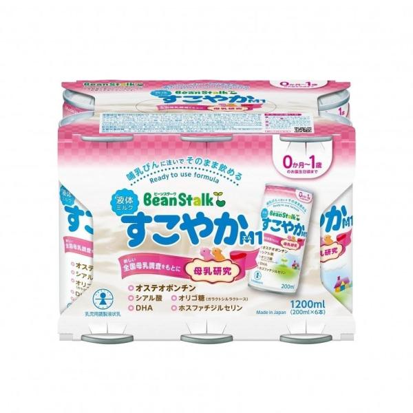 ,,, いつも飲んでいる「すこやかM1」と同じ母乳成分配合（オステオポンチン・シアル酸・オリゴ糖・DHA・ホスファチジルセリン）。災害備蓄にも適した缶容器です。哺乳びんに注いでそのまま飲めます。使い切りやすい200mlサイズの6本パックです。