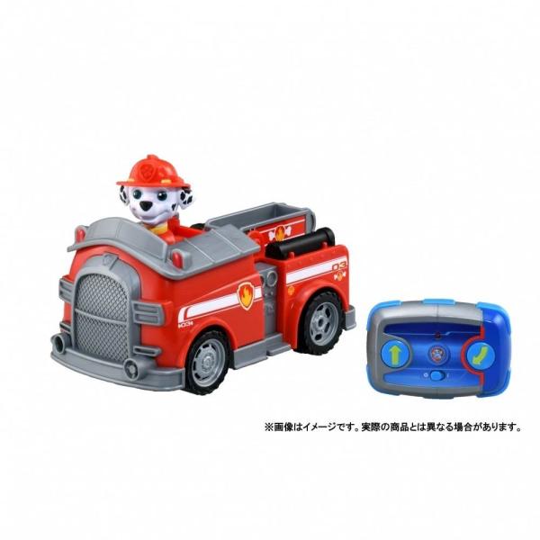どんなトラブルもパウっと解決！パウ・パトロール、出動！アニメ「パウ・パトロール」に登場するビークルが、ラジオコントロールカーになって登場！君の操縦でビークル発進！簡単操作で遊べるよ！元気なムードメーカー「マーシャル」とビークル「ファイヤート...