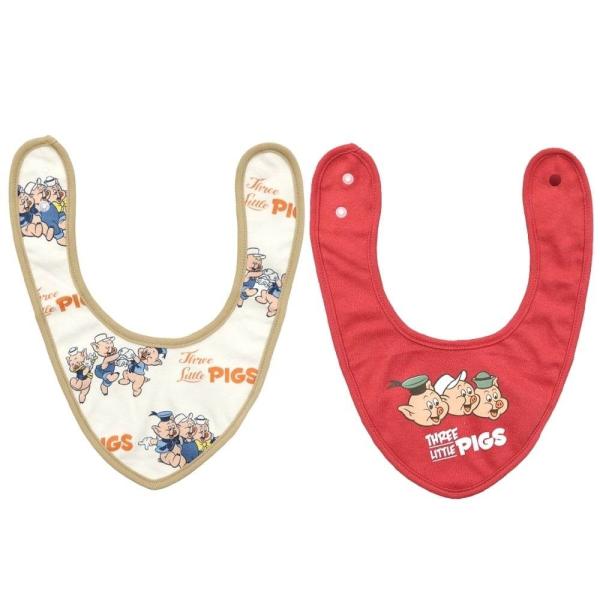 ,6788000Takihyo,#20251215siteoffitems,, 【トイザらス・ベビーザらス限定】人気ディズニーキャラクター「3匹のこぶた」の2枚組スタイです。コミカルな3匹のこぶたのデザインと色使いがとってもかわいいです。