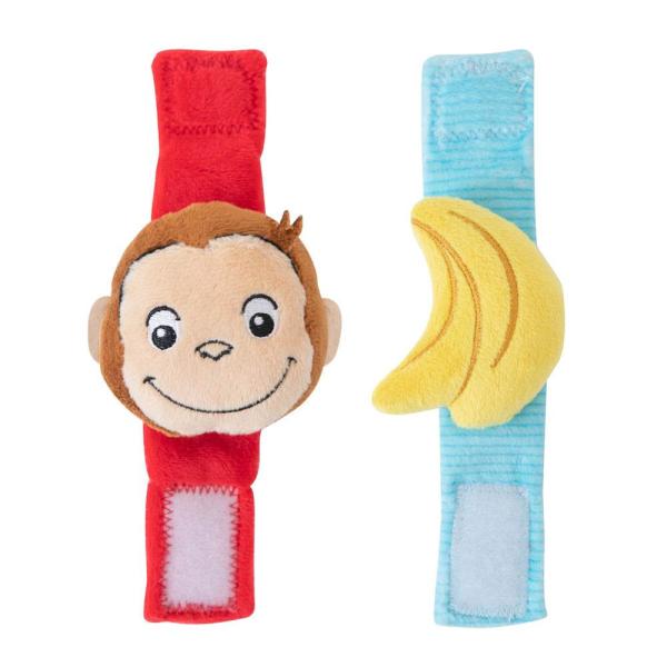 ,, ・手首や足首にくるっと巻きつけて、ジョージといつも一緒。・ジョージとバナナの2つセットです。