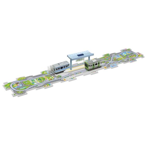 ,, 山手線と京浜東北線が駅で停まる！はしる！自動停止・発車機能の付いたプラットフォームが楽しい。E235系山手線・E233系京浜東北線セット