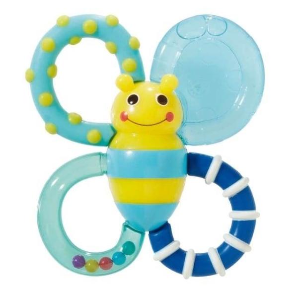 ロングセラーのカラフルなハチの歯がため「カミカミみつばち」から、Sassy誕生40周年を記念して新カラーが登場！兄妹ができて2つ目を購入したいときや、贈り物にもぴったりな新しいデザインです。お子様の触覚を刺激する凹凸や、振るたびにカラカラ音...