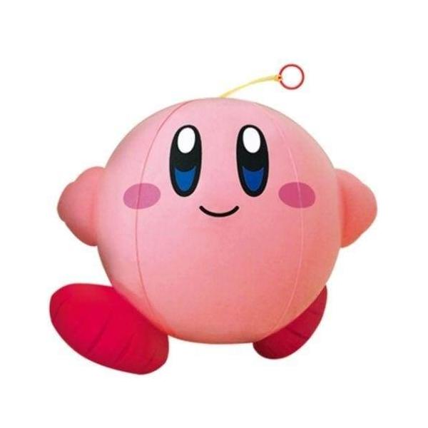 かわいいカービィのかたちのボンボンボールが登場！持ち手を指につけてボンボンはずませてね。カービィの手と足もふくらむよ！膨らませた状態 　長さ約30cm