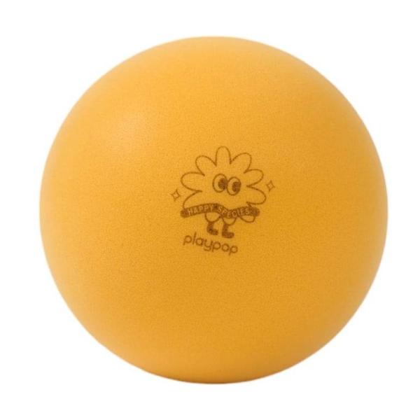プレイポップメガシリーズからサイレントボール　オレンジ登場・音が響きにくいので室内でも静かにボール遊びができるよ！・ボールを投げたり、蹴ったり、全身を使って運動をしよう！