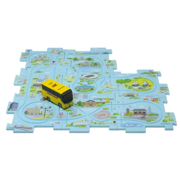 ,, はしる！シリーズくるまの　はとバス　が新登場。東京の観光地をコミカルに走り回ります。はとバスが好きな方　インバウンド向けにも最適です。