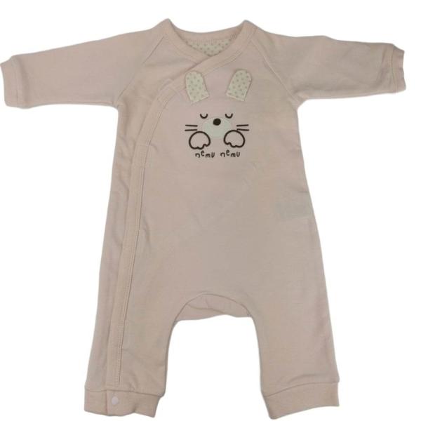 , ベビーザらス限定縦横伸びるミニ裏毛素材のカバーオールです。360度ストレッチ素材ですので、赤ちゃんも動きやすく快適に過ごす事ができます。