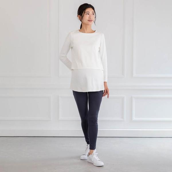 ,#20251215siteoffitems, おなか「らくちん仕様」らくちんパンツ。伸縮性がよく、体形変化にも締めつけずに優しくフィット。