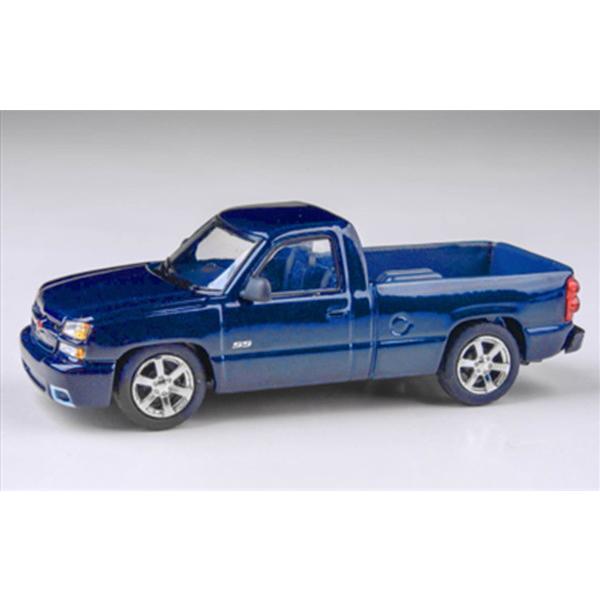 PARA64 1/64 シボレー シルバラード シングルキャブ 2006 ミンブルー LHD 完成品ダイキャストミニカー PB55833■メーカー：パラゴン(PARAGON)