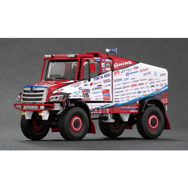 【発売日：2026年08月31日】株式会社日野ヒューテック 1/43 HINO 600シリーズ ハイブリッド 2023 ダカールラリー 完成品 SP-196■メーカー：株式会社日野ヒューテック