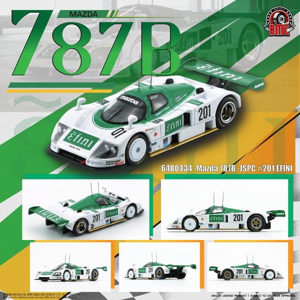 BM CREATIONS 1/64 マツダ 787B JSPC アンフィニ #201 完成品ダイキャストミニカー 64B0434■メーカー：ビーエムクリエイション(BM CREATIONS)