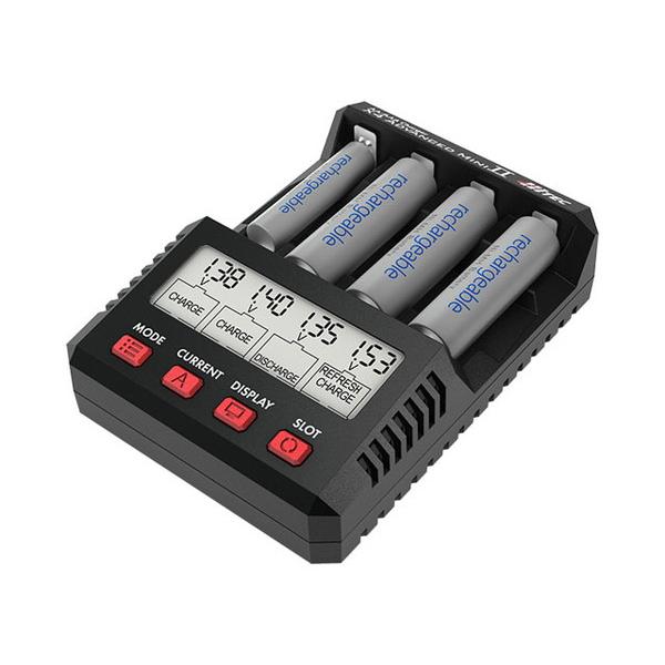 HiTEC AA/AAA Charger X4 Advanced Mini II(ブラック) 単三/単四 Ni-cd Ni-MH 充電池 充・放電器 44324■メーカー：ハイテック マルチプレックス ジャパン(Hitec Multiple...