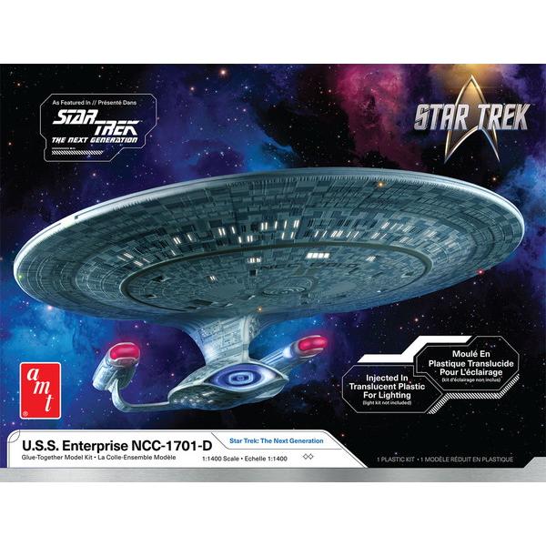 【発売日：2026年06月30日】AMT 1/1400 新スター・トレック U.S.S.エンタープライズ NCC-1701-D クリアエディション プラモデル AMT1429■メーカー：AMT