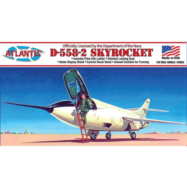 アトランティス 1/54 アメリカ海軍 D-558-2 スカイロケット プラモデル AMCH213■メーカー：アトランティスモデル