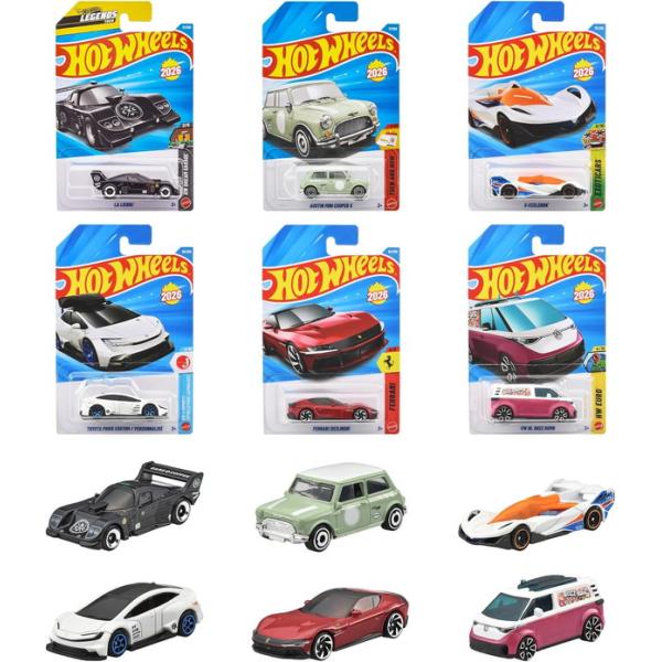 【発売日：2026年04月04日】ホットウィール(Hot Wheels) ベーシックカー Dアソート 36台セット C4982-98RD■メーカー：マテル(MATTEL)