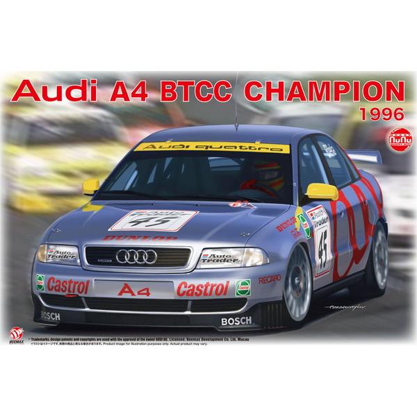 プラッツ/nunu 1/24 レーシングシリーズ アウディ A4 クワトロ 1996 BTCCチャンピオン プラモデル PN24035■メーカー：プラッツ/nunu
