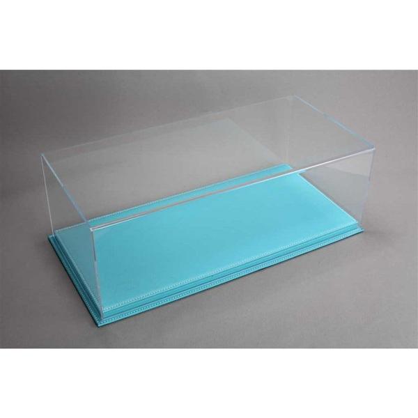 ATLANTIC CASE 1/18 Mulhouse Raised レザーベース(厚/ターコイズ)＆アクリルケース ATL10114■メーカー：ATLANTIC CASE