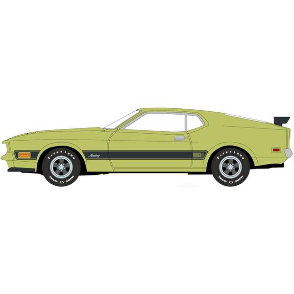 AUTOWORLD 1/64 1973 フォード マスタング マッハ 1 ブライトグリーン 完成品ダイキャストミニカー AWSP173A■メーカー：AUTOWORLD