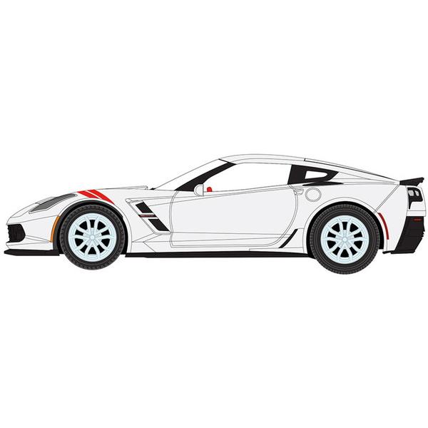 AUTOWORLD 1/64 2018 シェビー コルベット グランドスポーツ アークティックホワイト 完成品ダイキャストミニカー AWSP176A■メーカー：AUTOWORLD