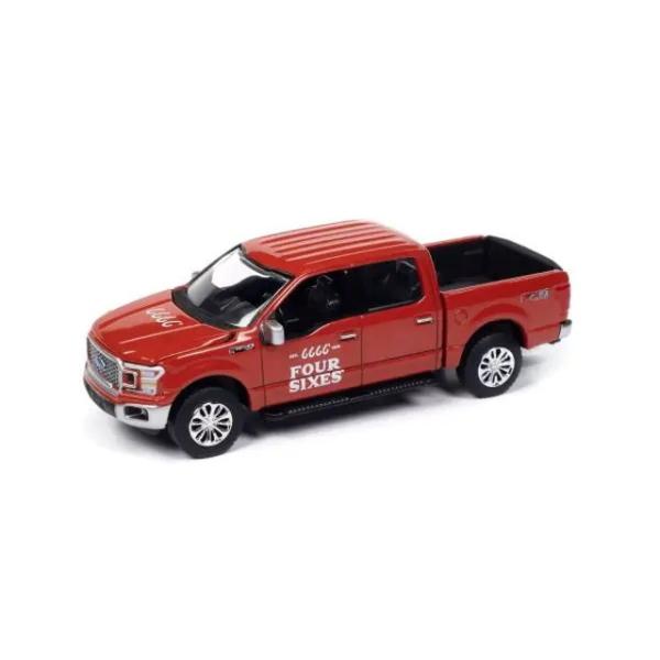 AUTO WORLD 1/64 2020 フォード F-150 レッド Four Sixes 完成品ダイキャストミニカー AWBC002AR■メーカー：AUTOWORLD