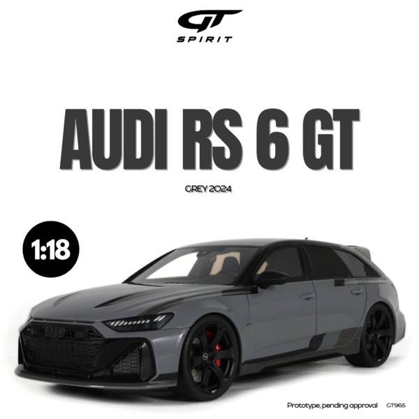 GT SPIRIT 1/18 アウディ RS6 GT 2024 (グレー) 完成品ミニカー GTS965■メーカー：GT SPIRIT