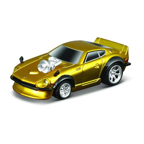 Maisto 1/64 Muscle Machines ダットサン 240Z 1972 エンジン付 リキッドイエロー 25thアニバーサリー 完成品ダイキャストミニカー MS24915LY■メーカー：マイスト(Maisto)