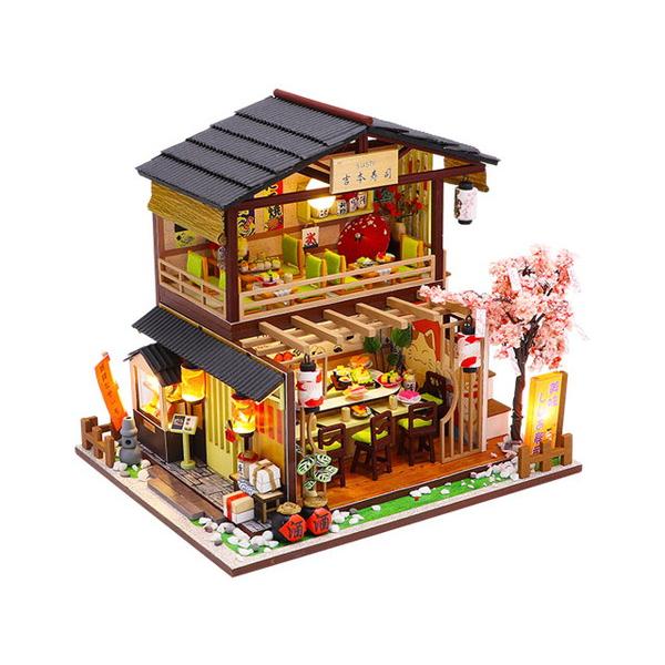 Weekender by HiTEC DIYミニチュアハウスキット すし屋 木製ジオラマセット 組立キット DIYKIT-01■メーカー：ハイテック マルチプレックス ジャパン(Hitec Multiplex Japan)