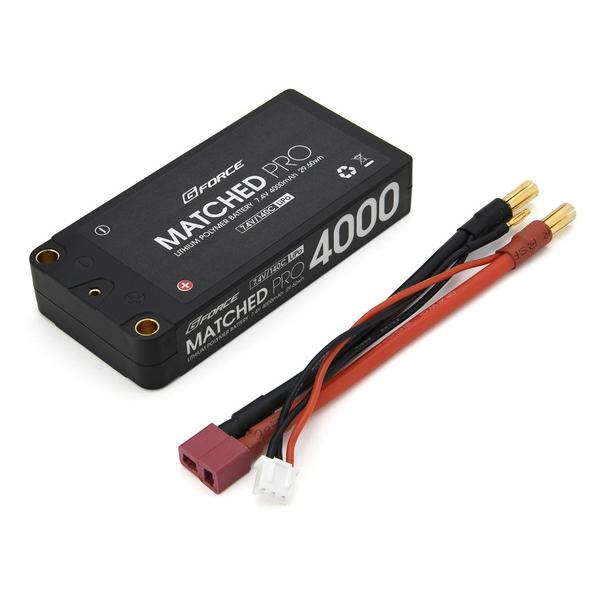 ジーフォース MATCHED PRO 7.4V 4000mAh LiPo Battery R/C用バッテリー GFG019■メーカー：ジーフォース(G-Force)