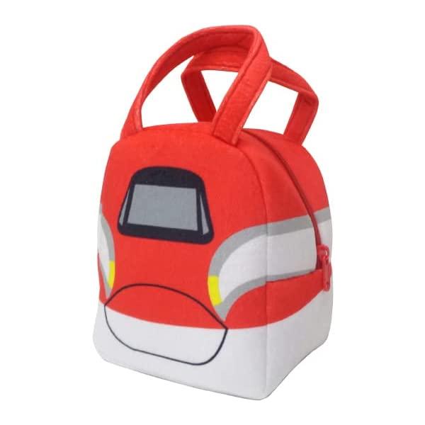 新幹線ぬいぐるみバッグお出かけに便利で実用的！たっぷりマチ付き！背面に刺繍入り！新幹線とどこでも一緒！■サイズ：約20.0×16.0×11.5cm■材質：ポリエステル■対象年齢：6歳以上■JR東日本商品化許諾済・JR東海承認済■メーカー：S...