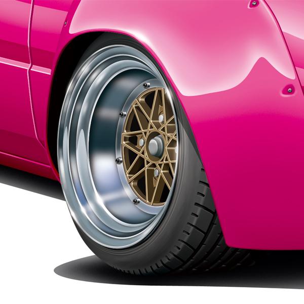 アオシマ 1/24 ザ・チューンドパーツ No.080 エクセル 14インチ プラモデル■メーカー：青島文化教材社(AOSHIMA)