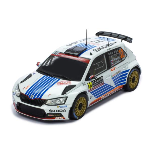 IXO MODELS 1/24 シュコダ ファビア R5 2017年モンテカルロラリー #32 J.Kopecky/P.Dresler 完成品ダイキャストミニカー 24RAL013B■メーカー：イクソモデル(IXO MODELS)