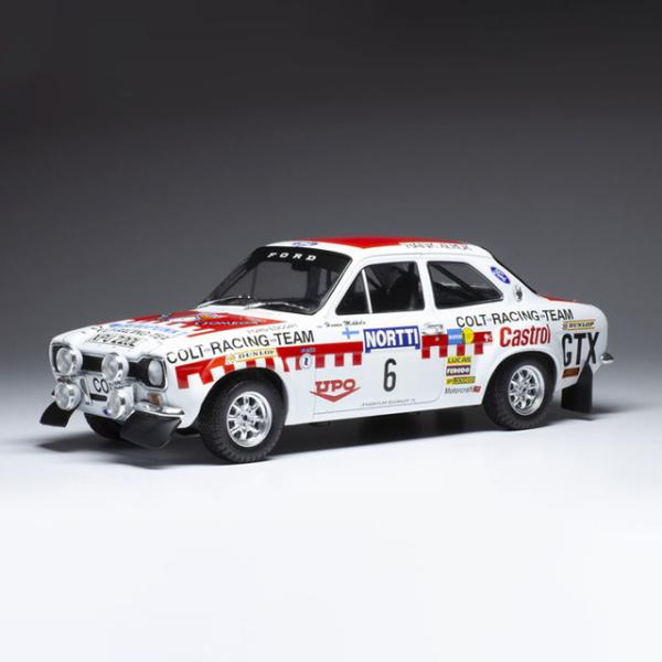 IXO MODELS 1/18 フォード エスコート MK I RS 1600 1974年1000湖ラリー #6 H.Mikkola/J.Davenport 完成品ダイキャストミニカー 18RMC141■メーカー：国際貿易(Kokusaib...