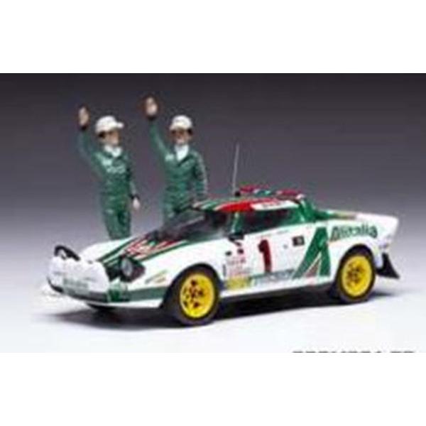 イクソモデル(IXO MODELS)製「ランチア ストラトス HF」の1/43スケールダイキャストモデルです。1977年のモンテカルロラリーで優勝したサンドロ・ムナーリのマシンを再現。■同スケールのフィギュア付き■1/43スケール■素材：ダ...
