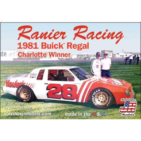 サルビノスJRモデルズ 1/24 NASCAR 1981 シャーロット ウィナー ビュイック・リーガル ＃28 ボビー・アリソン プラモデル RRB1981C■メーカー：サルビノスJRモデルズ