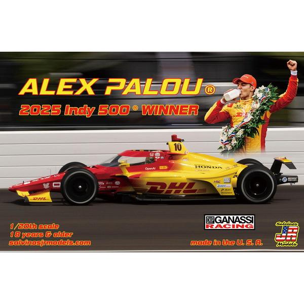 【発売日：2026年06月30日】サルビノスJRモデルズ 1/20 アレックス・パロウ チップガナッシ レーシング 2025 インディ500 ウィナー プラモデル ICG2025API■メーカー：サルビノスJ・Rモデル(Salvinos J...