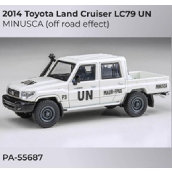 【発売日：2026年03月31日】PARA64 1/64 トヨタ ランドクルーザー LC79 2014 UN MINUSCA オフロード仕様 ホワイト LHD 完成品ダイキャストミニカー PA55687■メーカー：パラゴン(PARAGON)