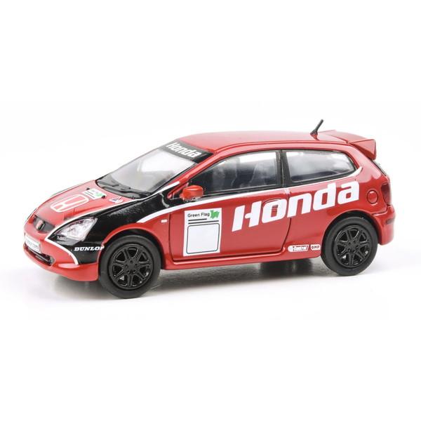 PARA64 1/64 ホンダ シビック Type-R EP3 2001 BTCC Honda Racing 完成品ダイキャストミニカー PA-65349■メーカー：PARAGON MODELS
