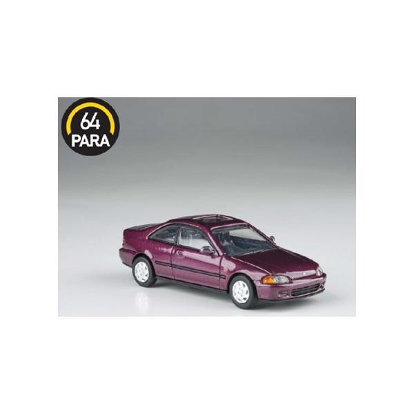 PARA64 1/64 ホンダ シビック クーペ EJ1 1995 カメリアレッド RHD 完成品ダイキャストミニカー PA-65763■メーカー：PARAGON MODELS