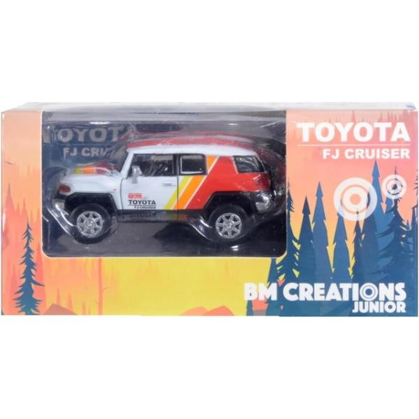 BM CREATIONS 1/64 トヨタ FJ Cruiser 15 ホワイト RHD 右ハンドル 完成品ダイキャストミニカー  64B0200 ■メーカー：ビーエム クリエイション(Bm Creations)