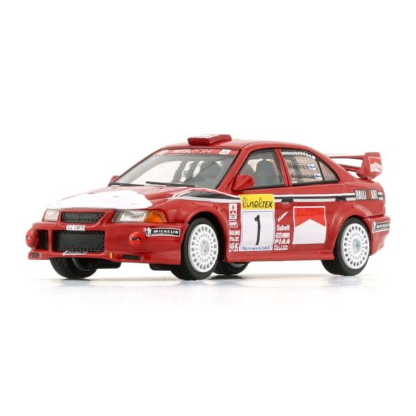 BM CREATIONS 1/64 三菱ランサーエボリューションVI 1999年モンテカルロラリー優勝 #1 T.マキネン 完成品ダイキャストミニカー 64B0410■メーカー：ビーエムクリエイション(BM CREATIONS)