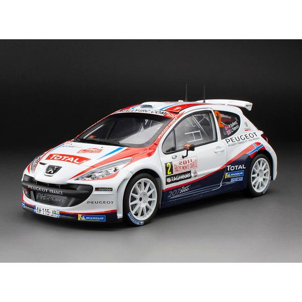 SUNSTAR 1/18 プジョー 207 S2000 2011年 ラリーモンテカルロ #2 P.Solberg/C.Patterson 完成品ダイキャストミニカー 5442■メーカー：サンスター(SUNSTAR)